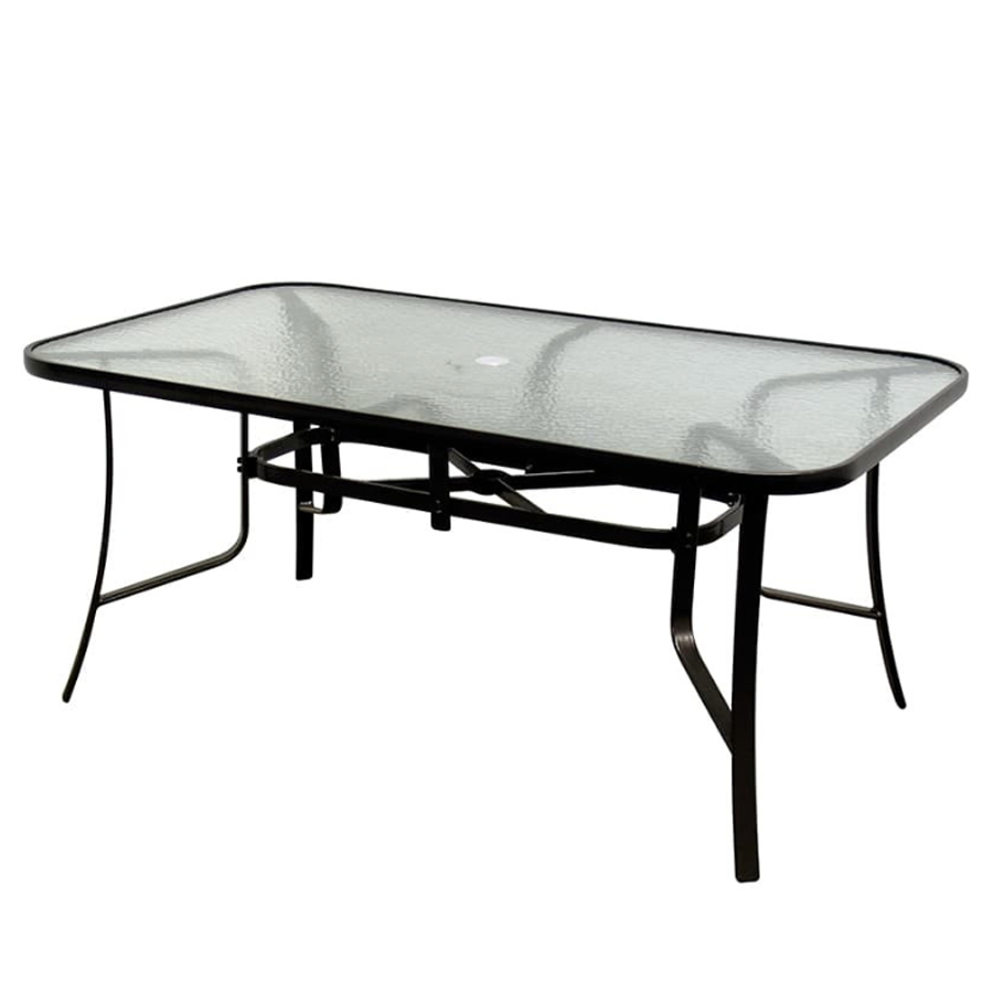 42" x 84" Rectangle Dining Table Black