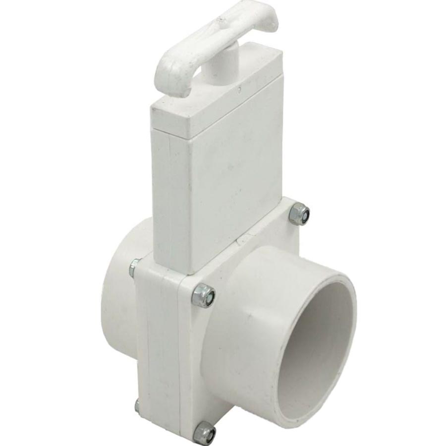 2" PVC Gate Valve SKT X SKT- White - Praher Plastics - ACC-200GATE ...