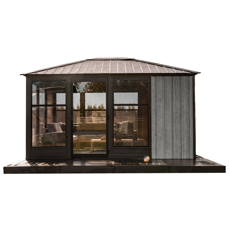 Adela 11' x 11' Enclosed Gazebo