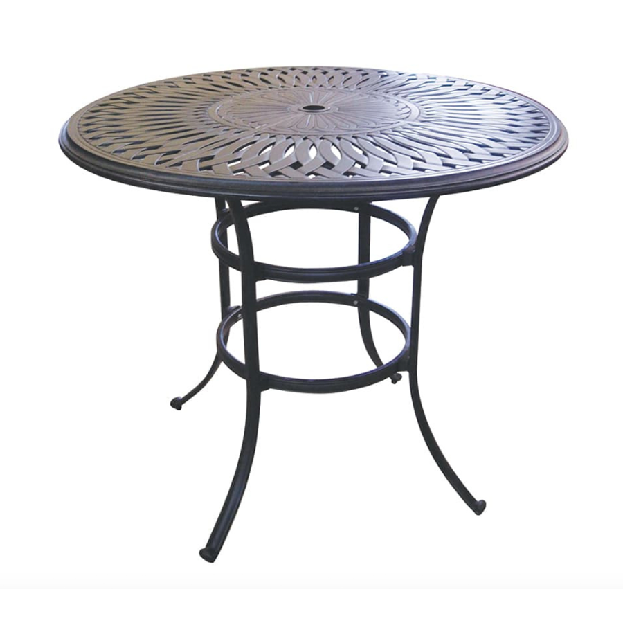 48" Round Bar Table Bronze - Elizabeth Collection - Pioneer Family Pools