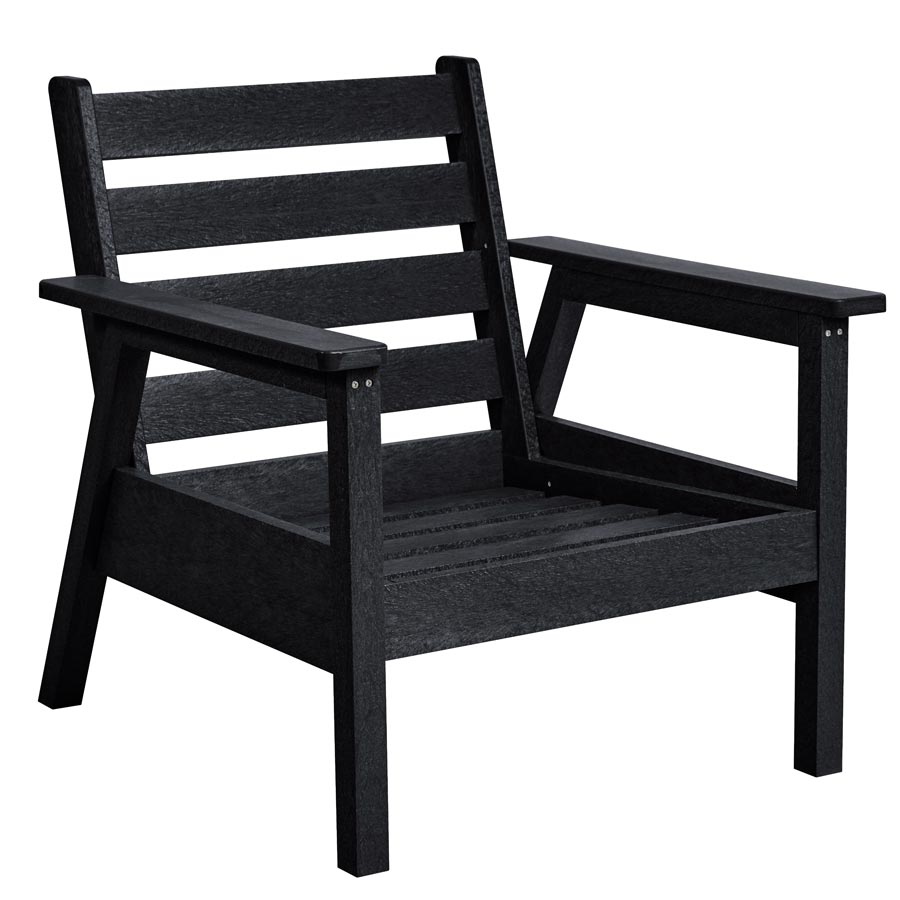 Arm Chair Frame Black - Tofino Collection - Pioneer Family Pools