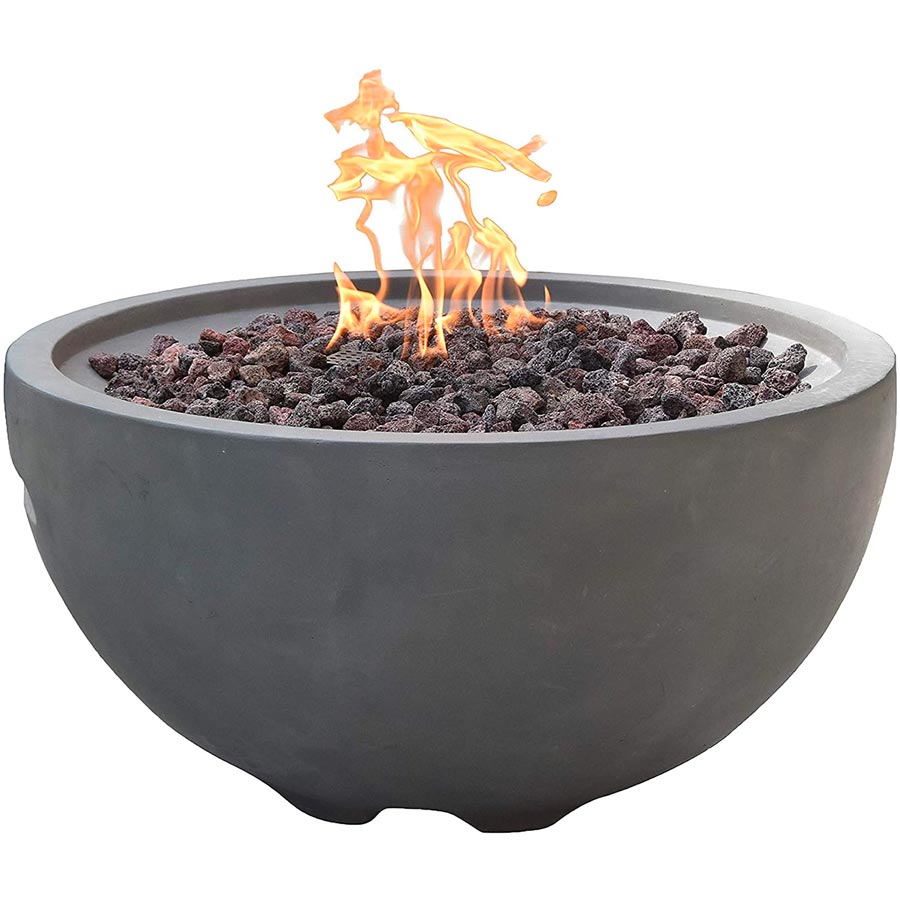 26? Round Nantucket Fire Bowl Propane - Fire and Heat - Pioneer Family ...