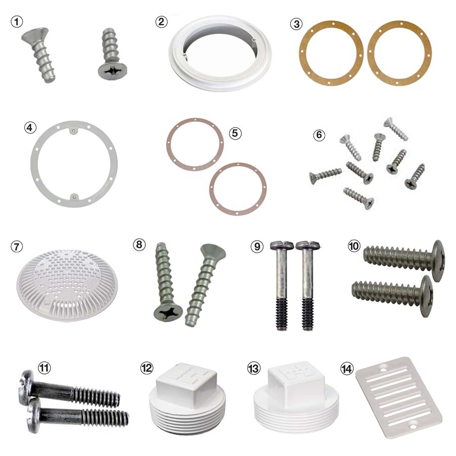 Hayward - Main Drain Parts - Main Drain / Suction Outlet