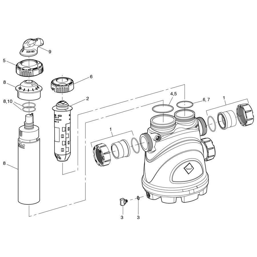Jandy/Zodiac - Sanitizer Parts - Nature2 Vision Pro