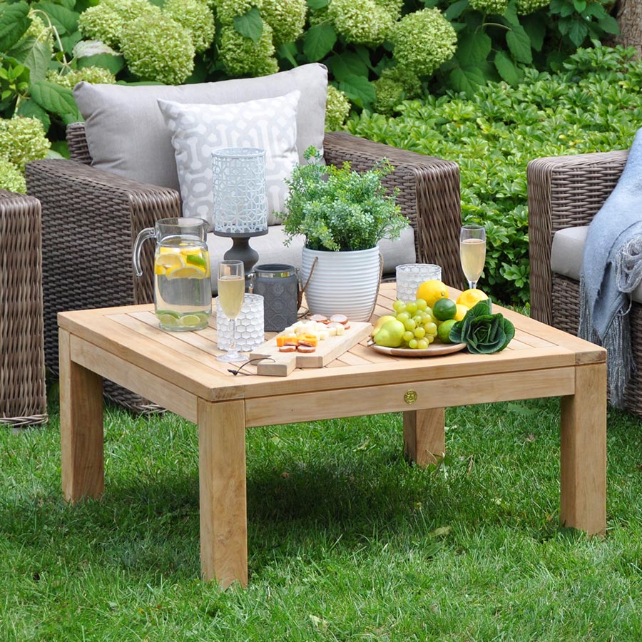 35" x 35" Square Coffee Table - Mykonos Collection - Pioneer Family Pools