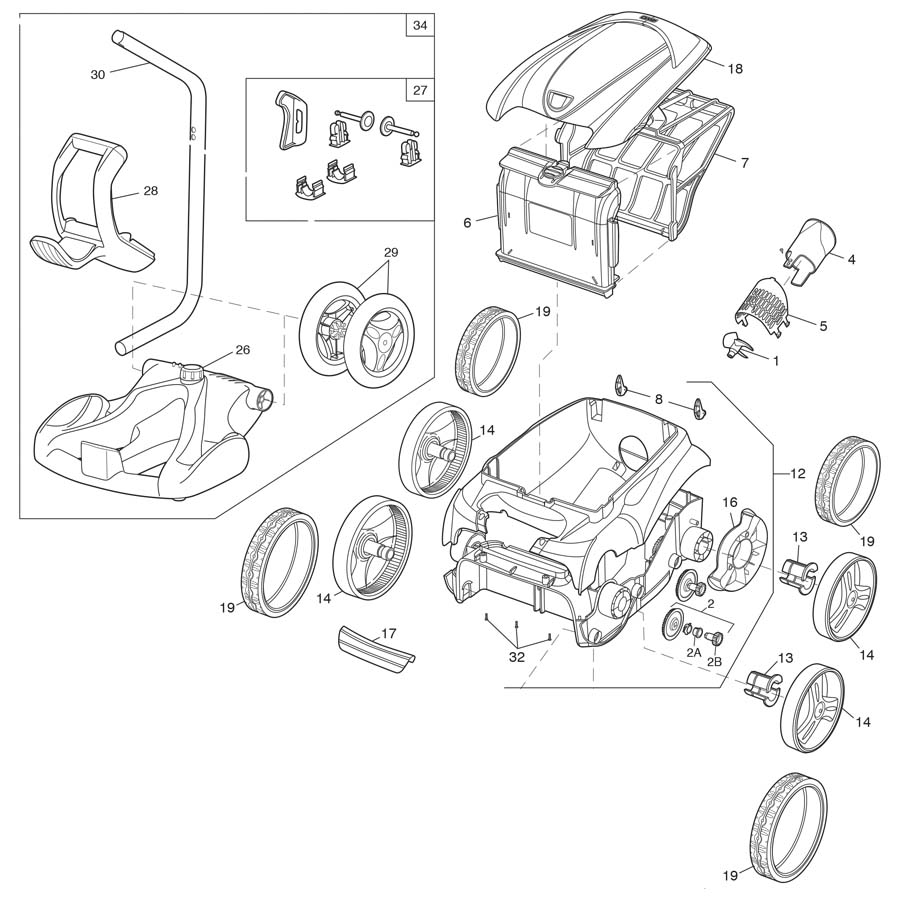 Polaris - Cleaner Parts - F9450 Sport