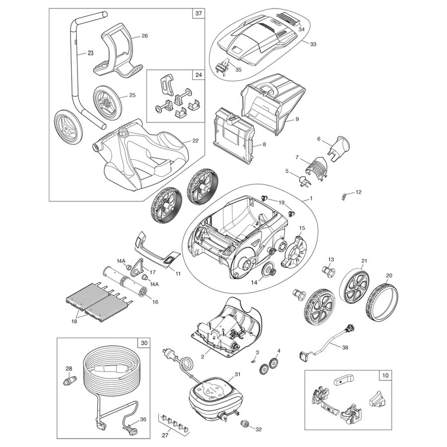 Polaris Cleaner Parts VRX IQ Polaris Cleaner Parts VRX IQ