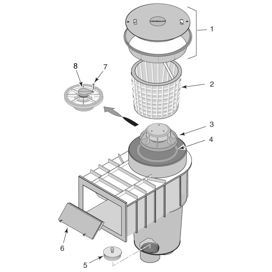 Sta-Rite - Skimmer Parts - U-3 Skimmer